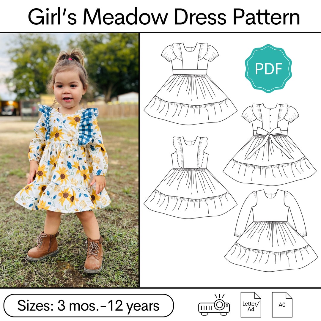Meadow Dress Pattern - Etsy