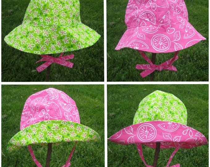 Sunhat PDF Sewing Pattern & Tutorial Sizes 0/6 Months to 4 - Etsy Canada