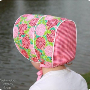 Bluebell Sun Bonnet Sewing Pattern - Etsy