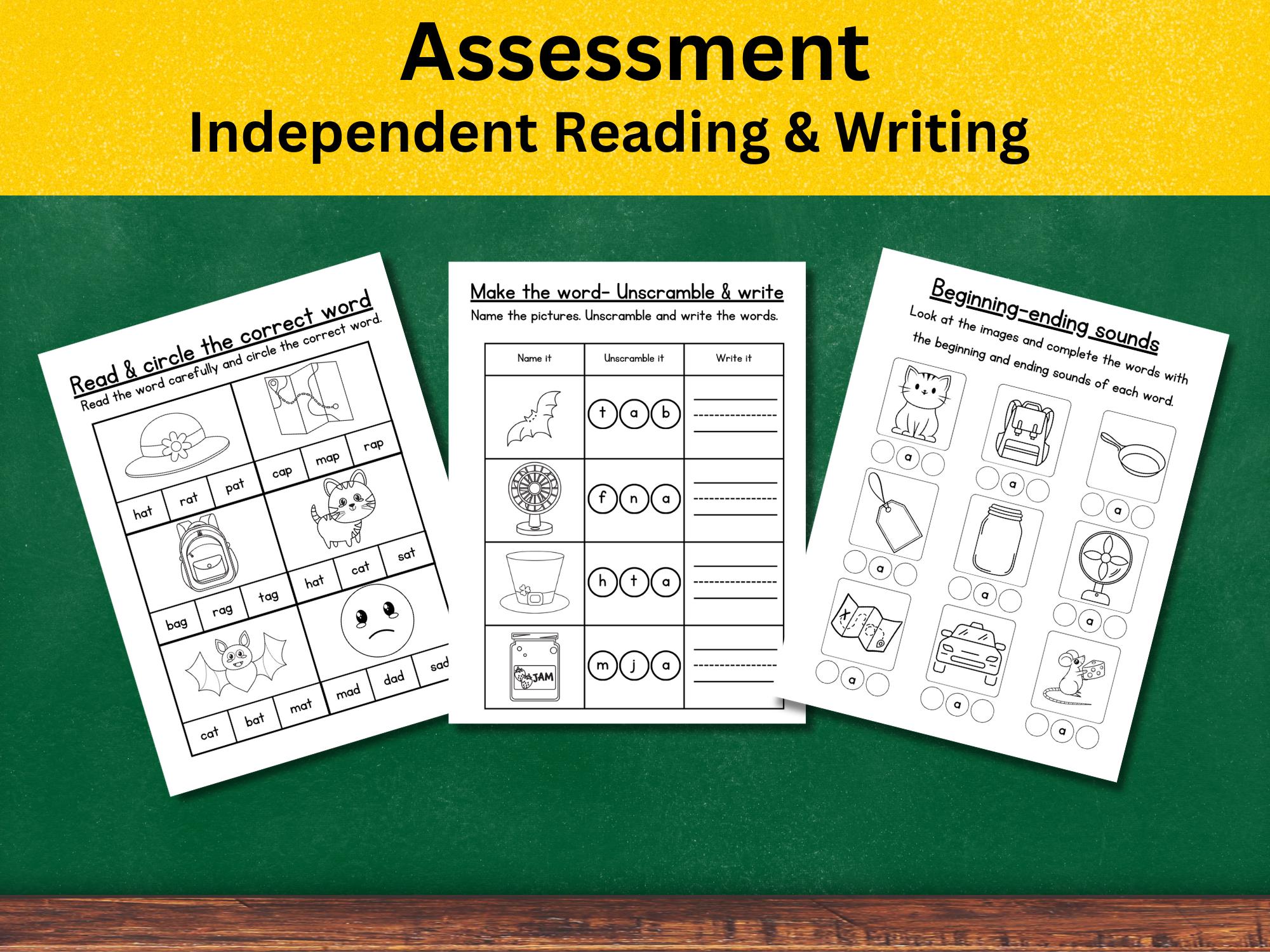 Short Vowel A Worksheets | CVC Words Phonics Pack | Skill-based Reading ...