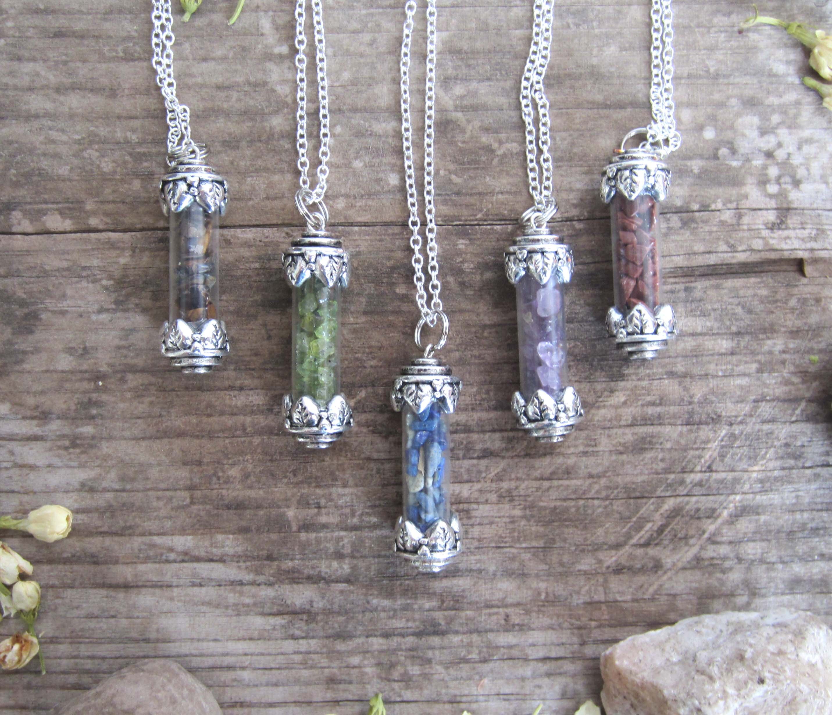 Witchcraft Crystal Necklace Wiccan Jewelry Healing Crystals - Etsy ...