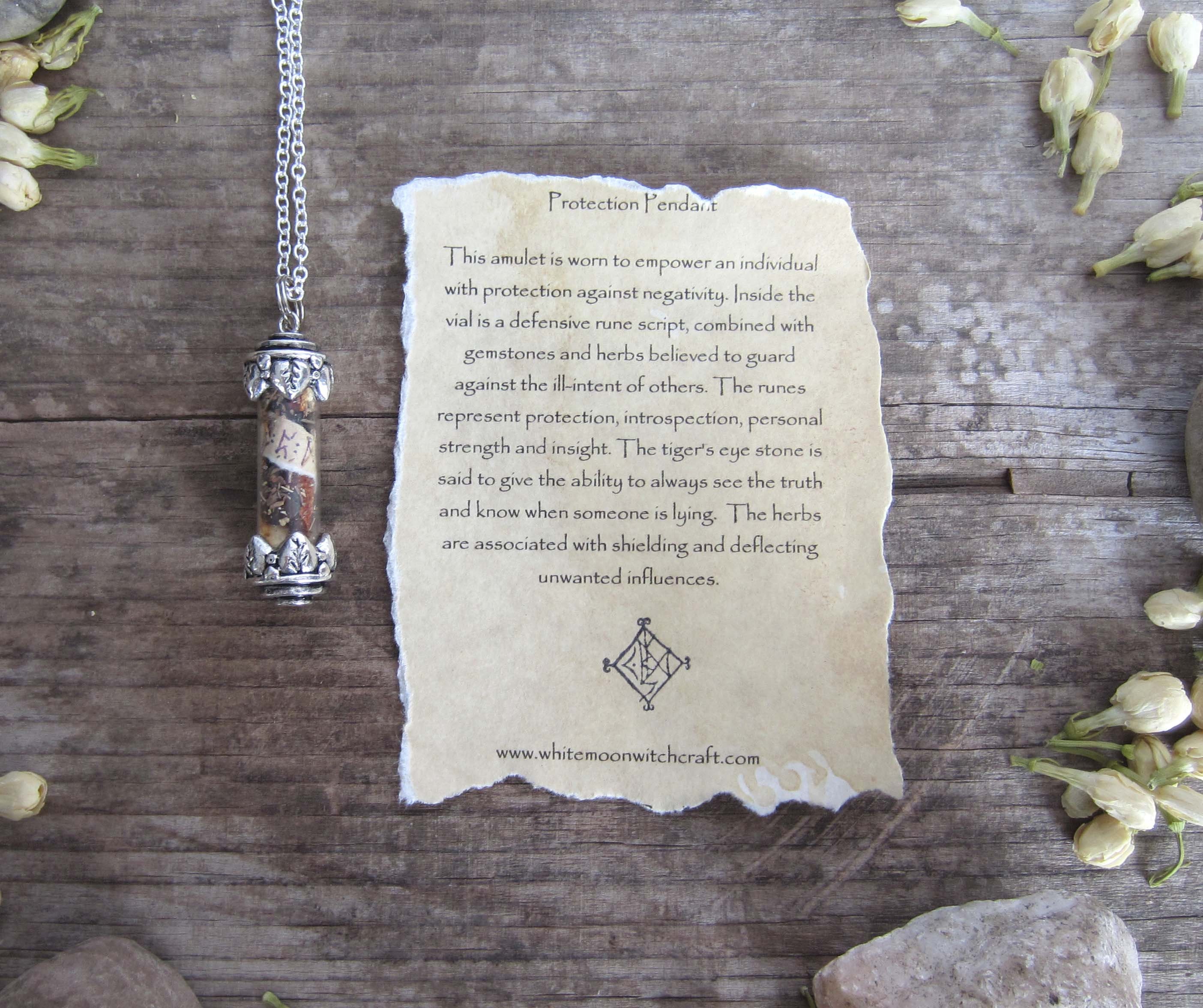 Witchcraft Amulet Protection Wiccan Jewelry Witchy | Etsy