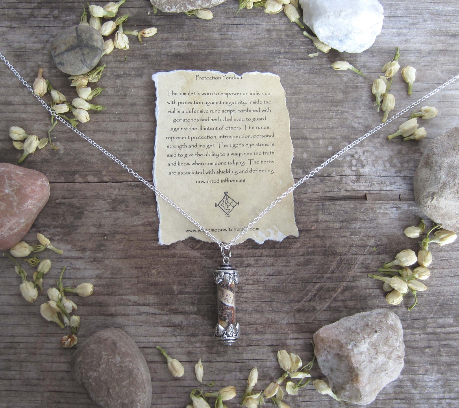 Witchcraft Amulet Protection Wiccan Jewelry Witchy Necklace Occult ...