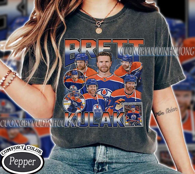 Vintage Brett Kulak Shirt, Brett Kulak Tee, Comfort Colors Brett Kulak ...