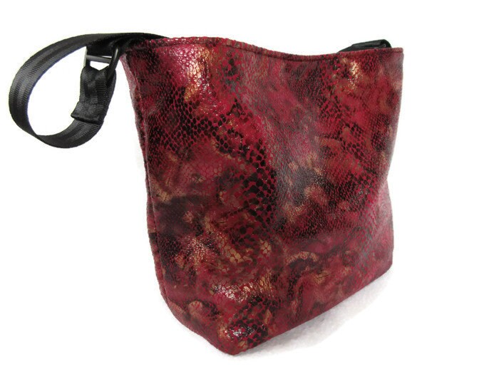 Ready to Ship Bucket Bag Faux Snake Purse Faux Reptile - Etsy