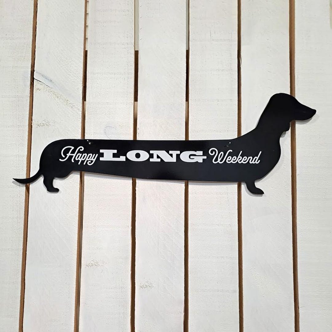 Happy Long Weekend Wall Sign - Etsy