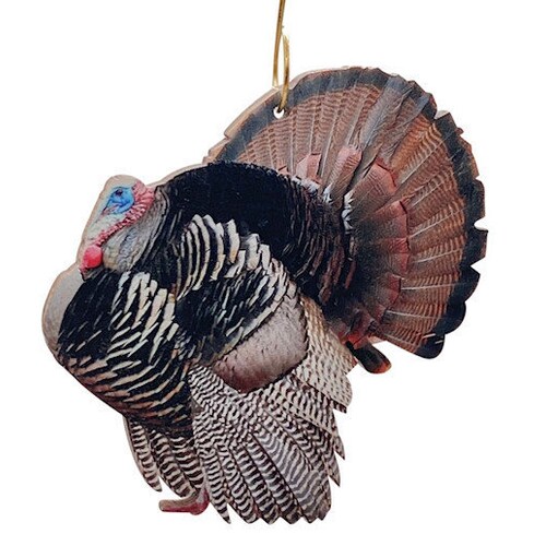 Floating Ornament Turkey Hunter Scene Acrylic Hunting - Etsy