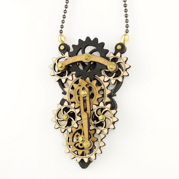 Gear Necklace - Etsy