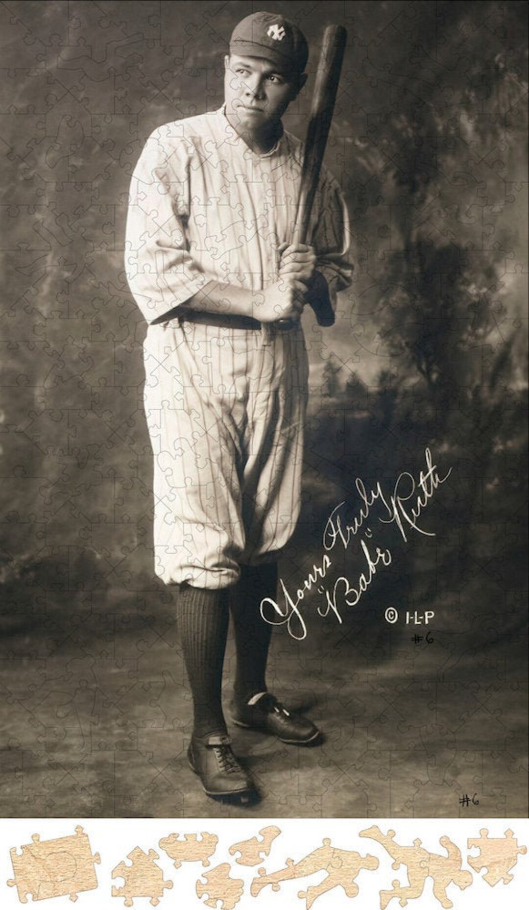 Babe Ruth Baseball Puzzle #6799 - 263pcs - Etsy
