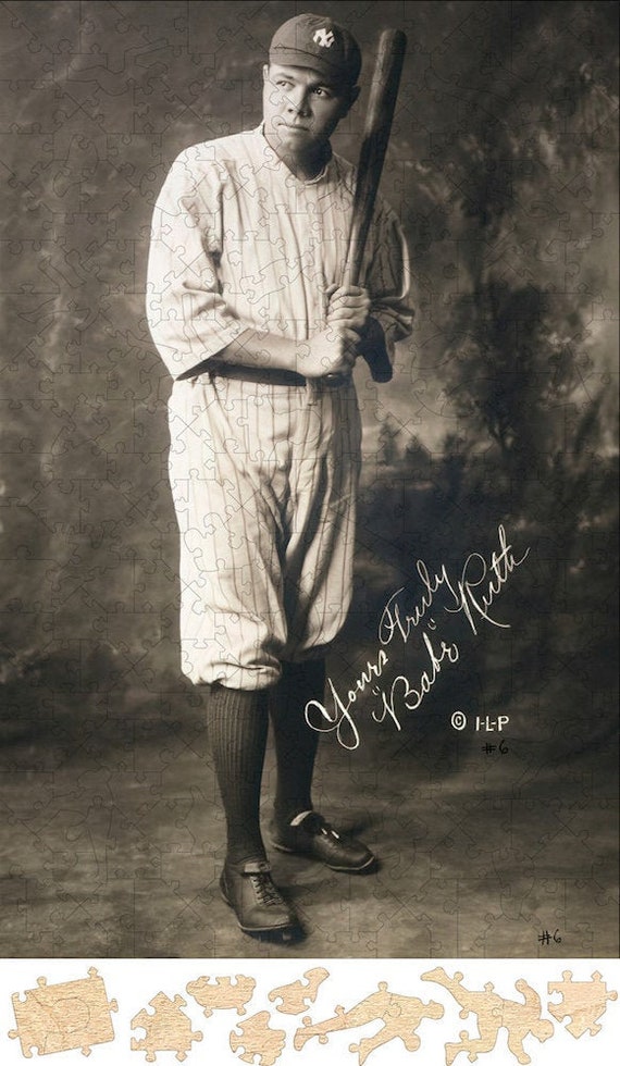 Babe Ruth Baseball Puzzle 6799 263pcs | Etsy