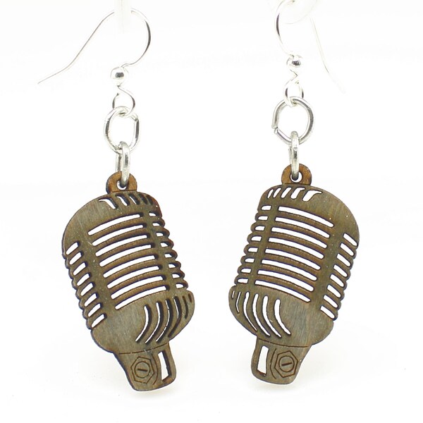 Microphone Earrings - Etsy