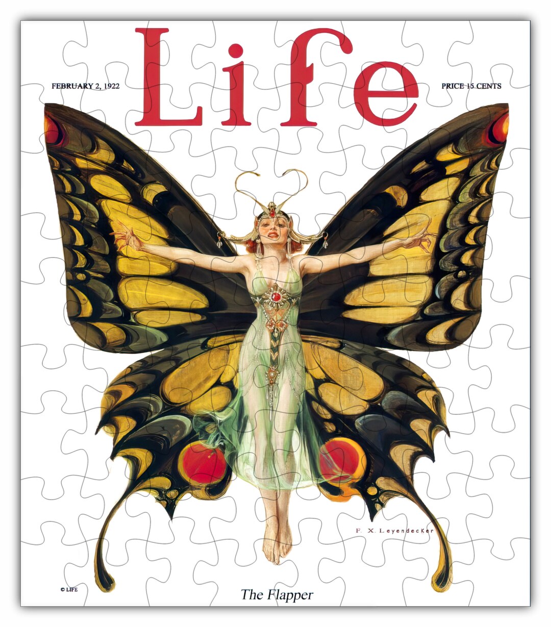Flapper Life Puzzle #6835 - 72pcs - Etsy
