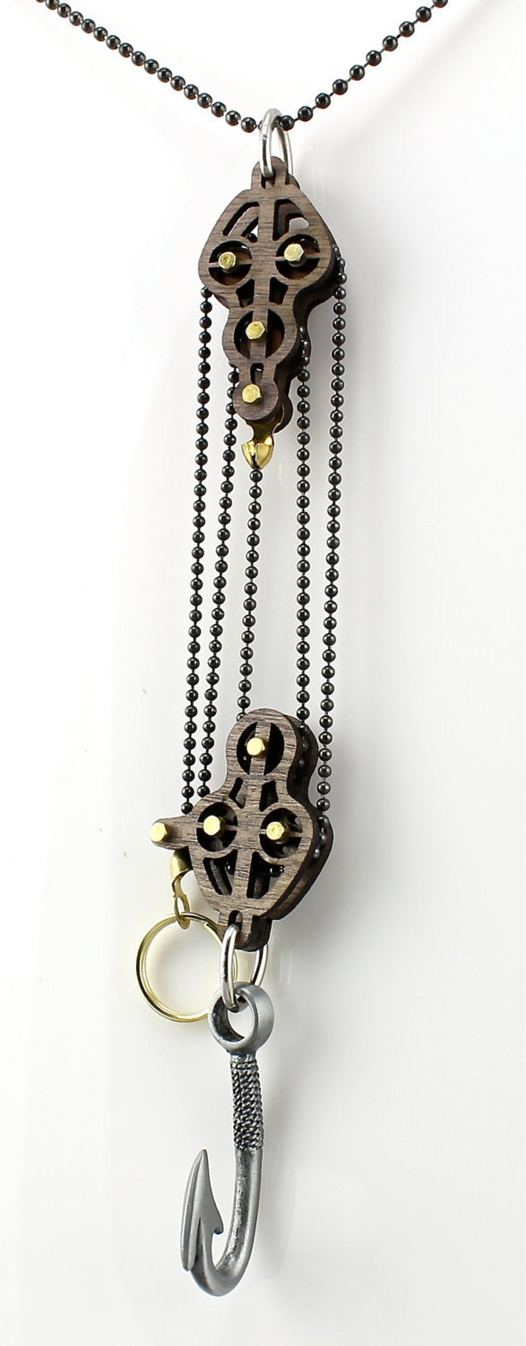 Block and Tackle Pulley Hook Pendant #7004 - Etsy