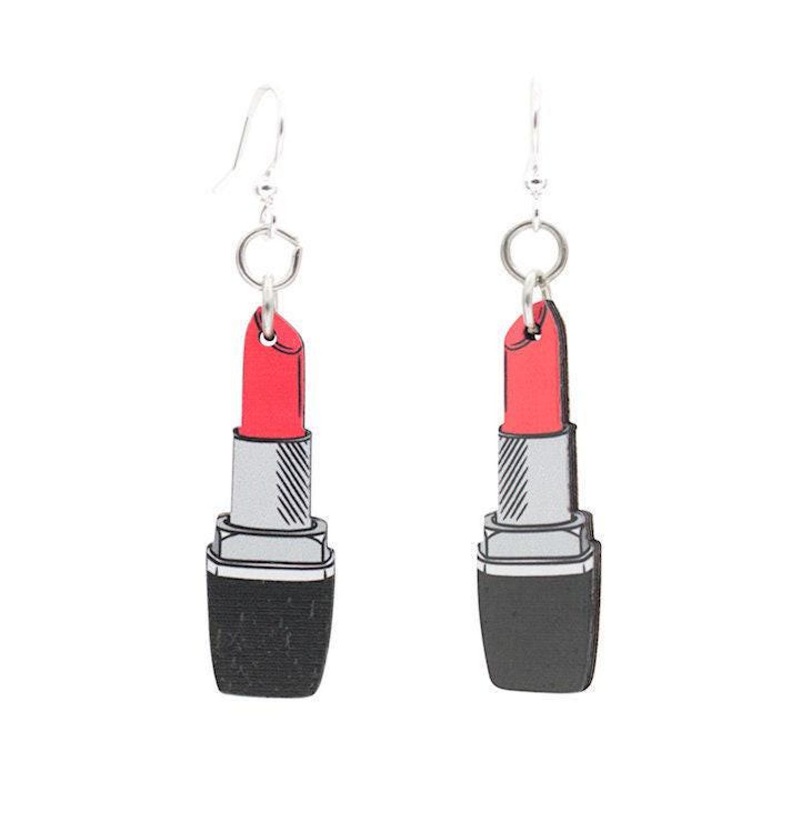 Lipstick Earrings #1646 - Etsy