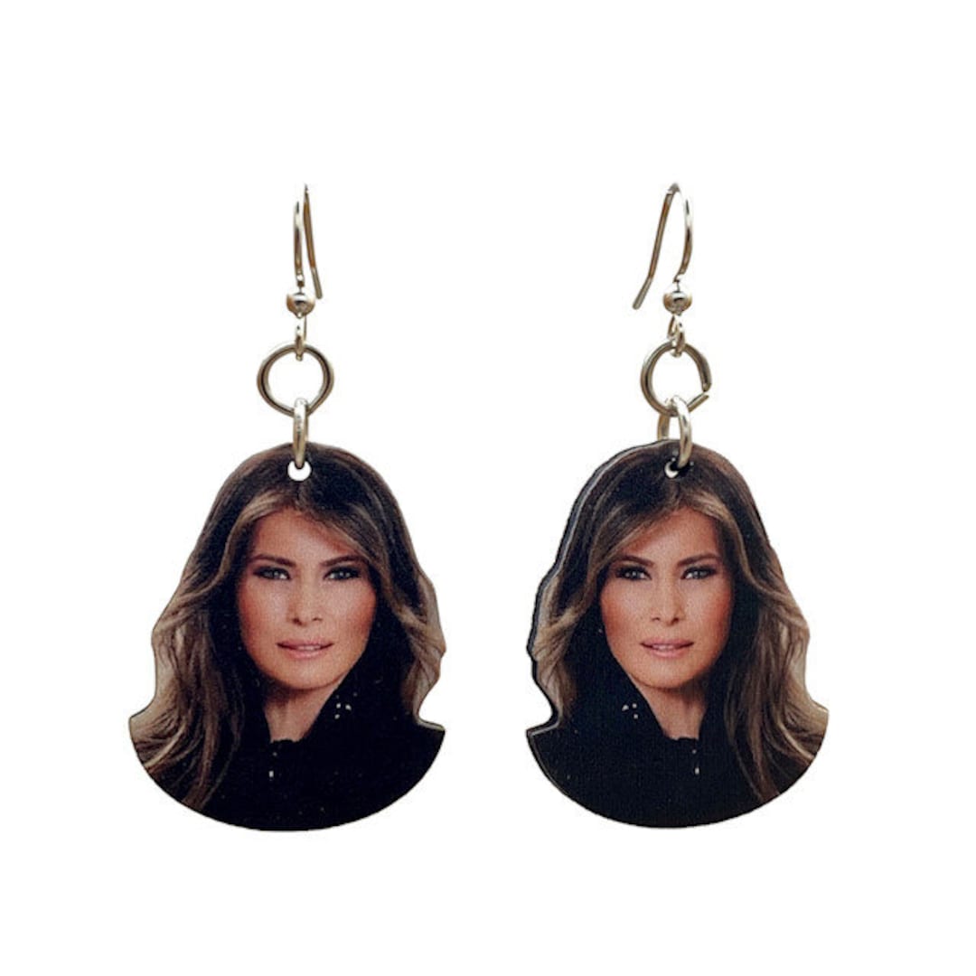 Melania Trump Earrings #T089 - Etsy