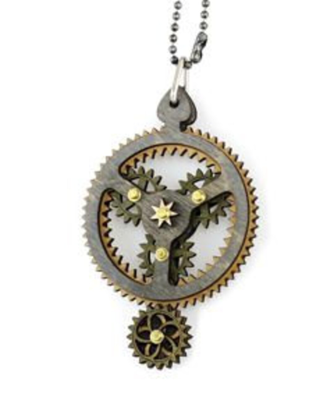 Kinetic Plantary Gear Pendant #6003F - Etsy