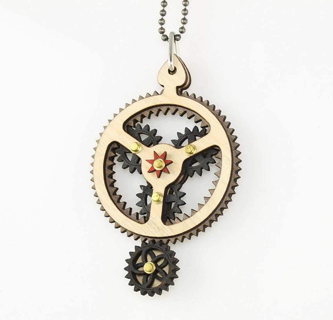 Rocker kinetic Plantarey Gear Pendant 6003D - Etsy
