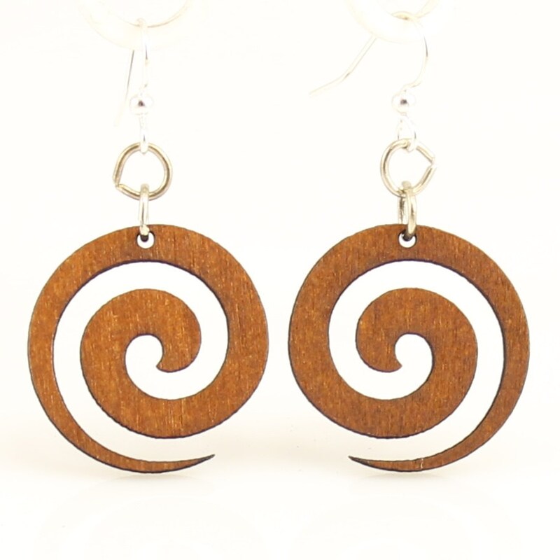 Wooden Earrings - Etsy
