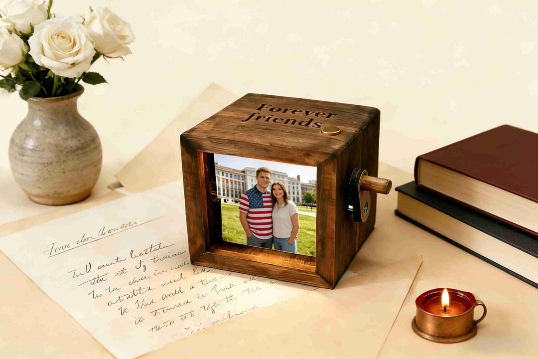 Customized Photo Album Mechanical Photo Display Flip Book Flip Frame ...