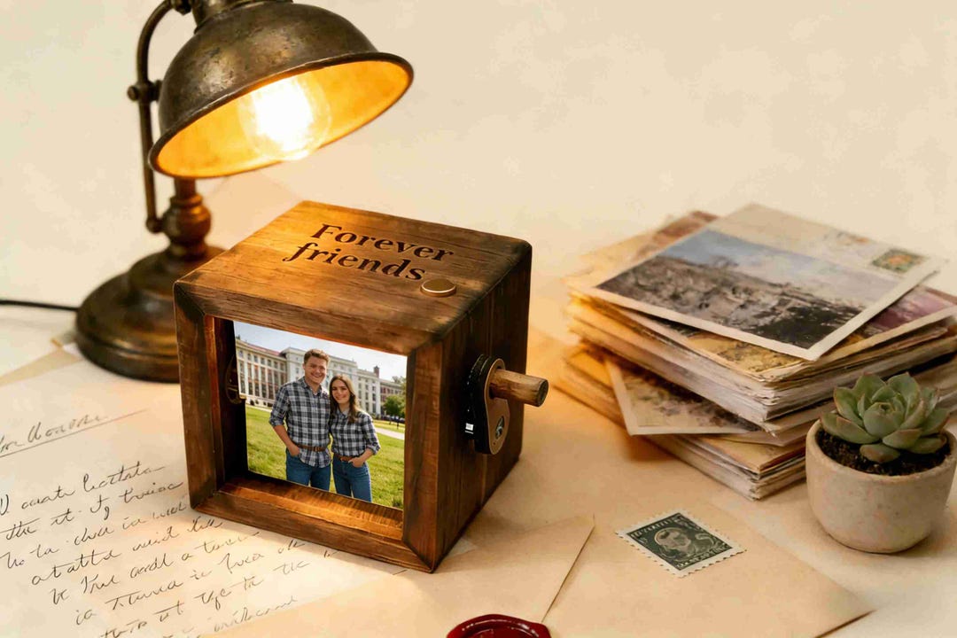 Customized Photo Album Mechanical Photo Display Flip Book Flip Frame ...