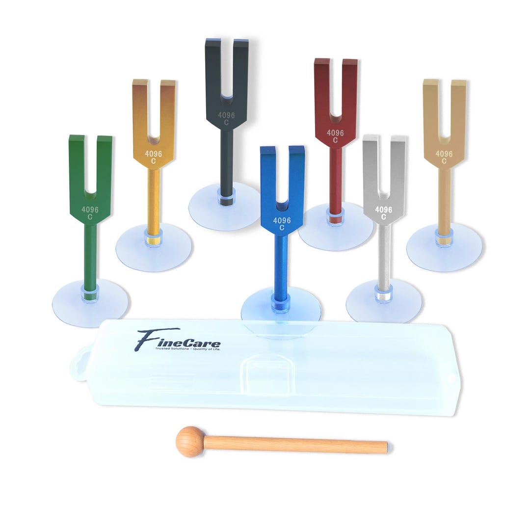 Finecare™ 4096hz Aluminum Tuning Fork for Space Clearing, Spiritual ...