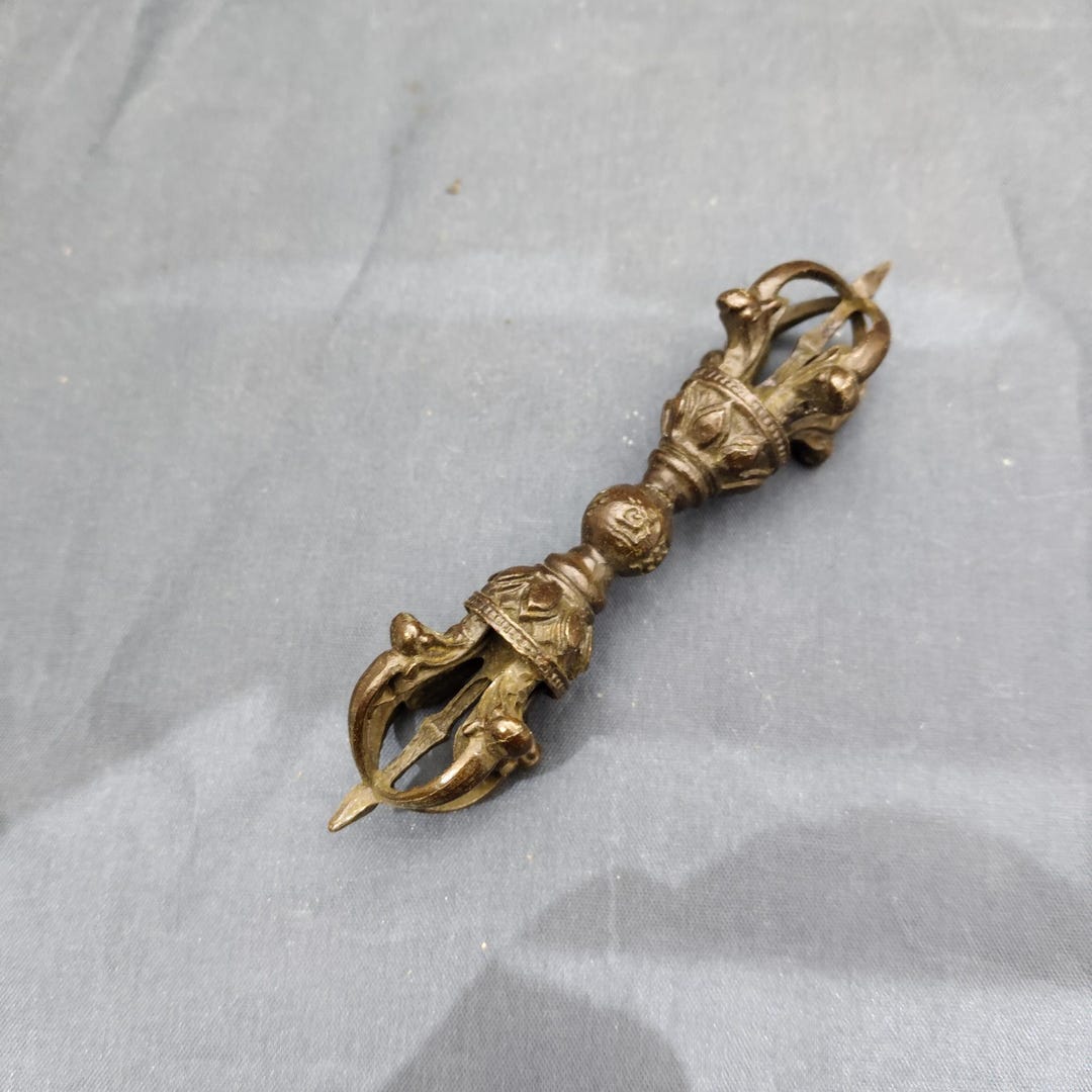 Tibetan Bronze Vajra Phurba Tea Pet | Zen Decor Amulet - Etsy
