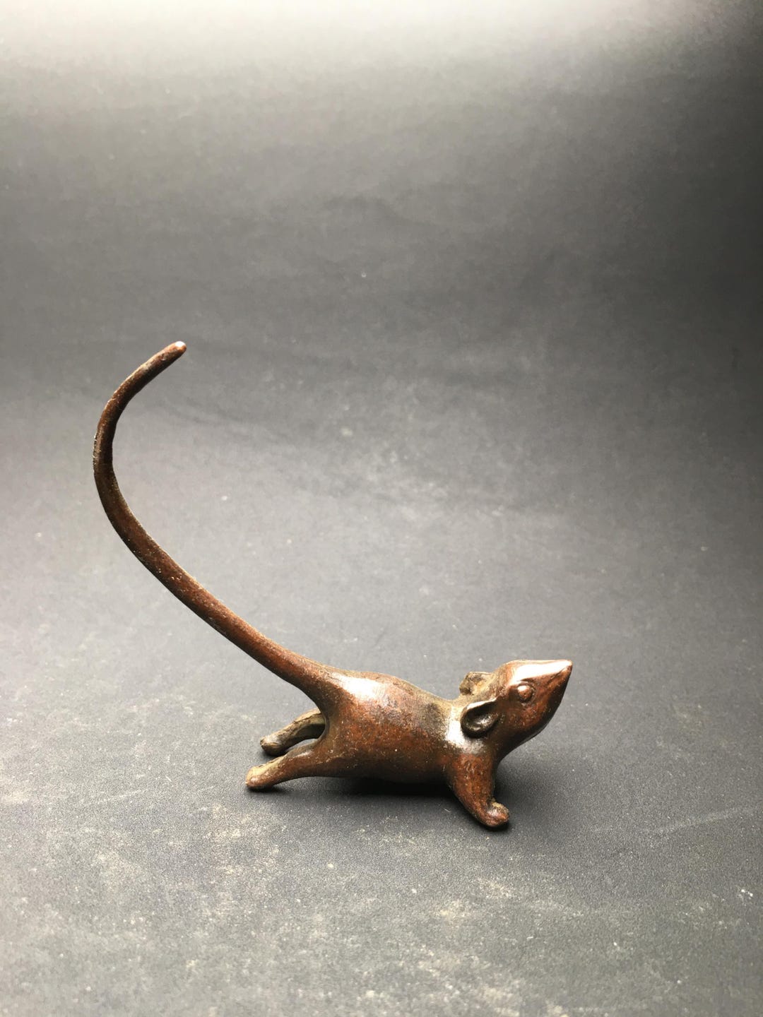 Vintage Bronze Rat Tea Companion: Whimsical Elegance for Tea Rituals - Etsy