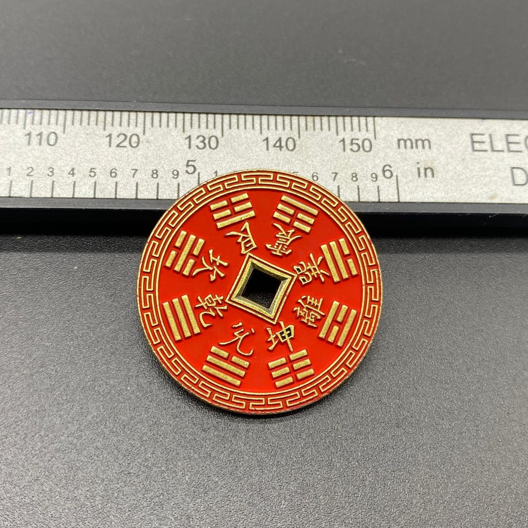 Taoist Bagua Feng Shui Good Luck Charm Amulet: for Good Fortune and ...