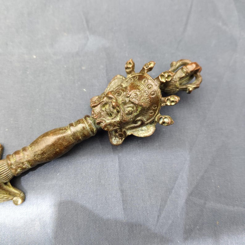 Tibetan Bronze Wrathful Guardian Phurba Tea Pet | Feng Shui Protection ...