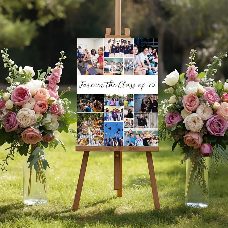 Reunion Sign, Class Reunion Welcome Sign, 50th High School Reunion ...