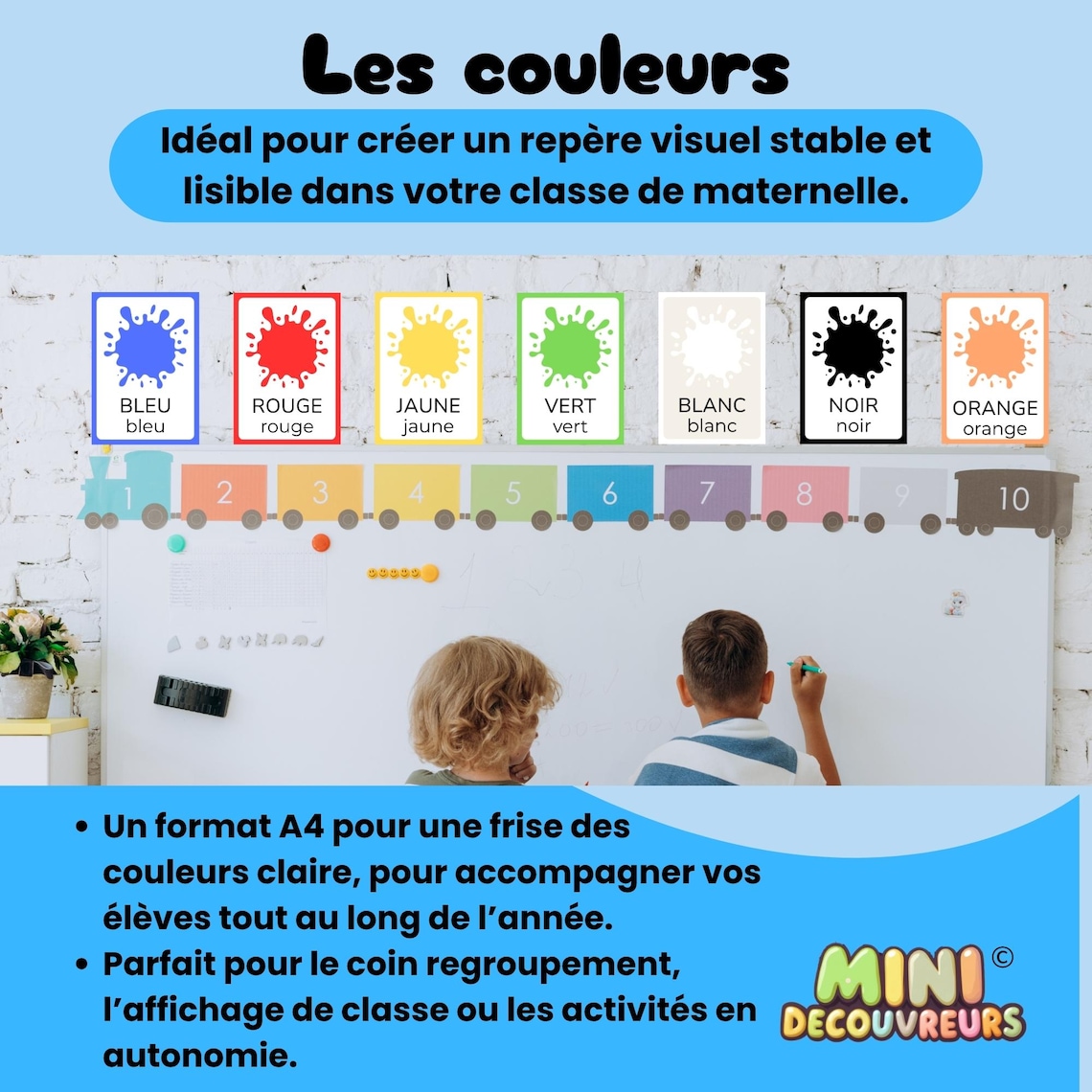 Affiches des couleurs à imprimer – PDF éducatif maternelle – 16 ...