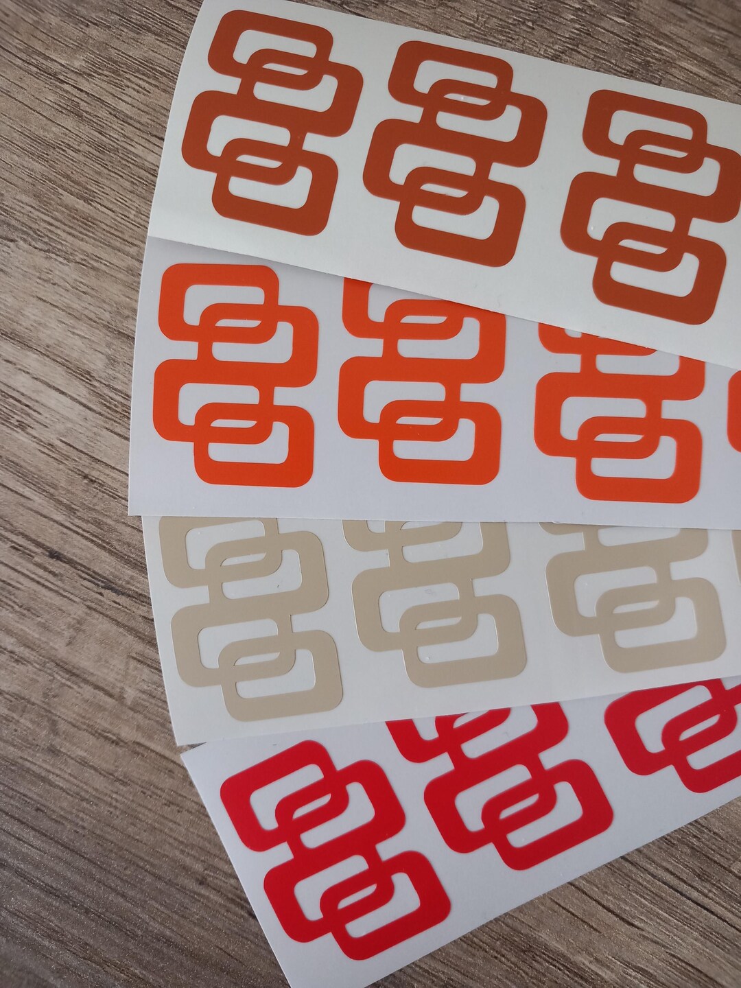 6 X Mid Century Decals, Retro 80s Decor Sticker, Modern Decor. - Etsy
