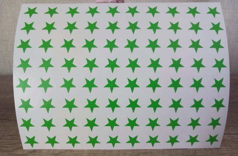 300 X Tiny Star Stickers, Planner Decals. Small Star Shape . - Etsy