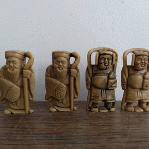 Vintage French Plastic Reproduction of Japanese Shunga Netsuke Style ...