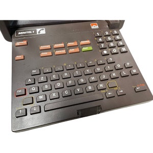 Vintage French Minitel 1 Telic Alcatel Message System Screen Monitor ...