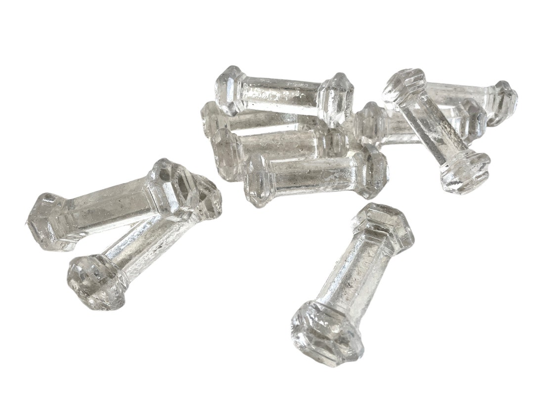 Antique Glass Cutlery Rest French Silverware Flatware Chopstick Table ...