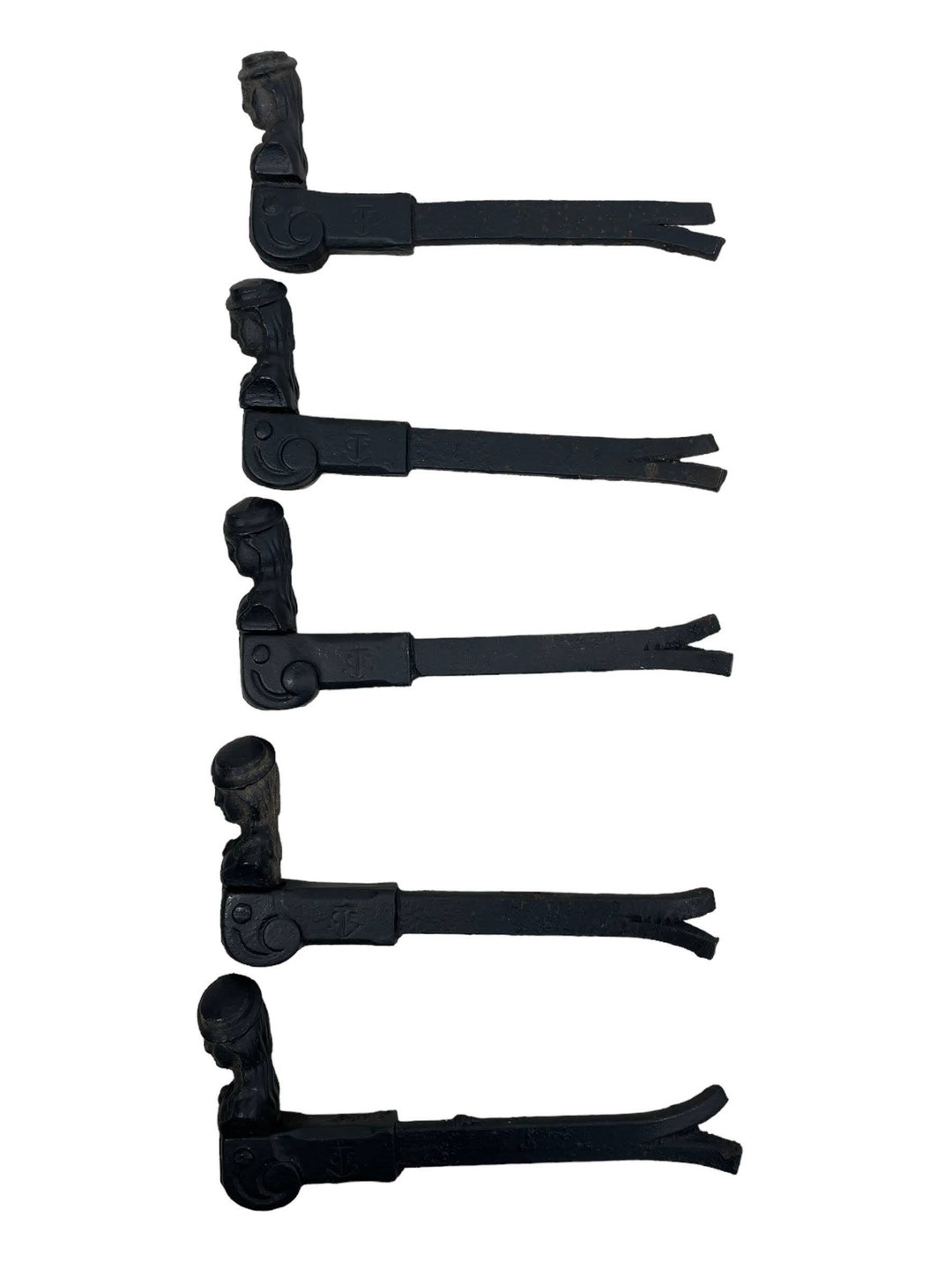 Vintage French Lady in Hat Window Shutter Latch Holders Catches ...