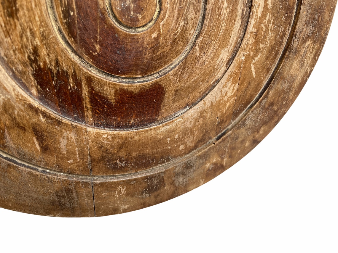 Vintage French Old Worn Plant Pot Stand Table Wooden Wood Side | Etsy