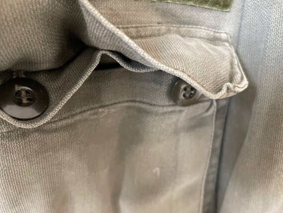 Vintage German Army Jacket Uniform Khaki Cotton Milit… - Gem