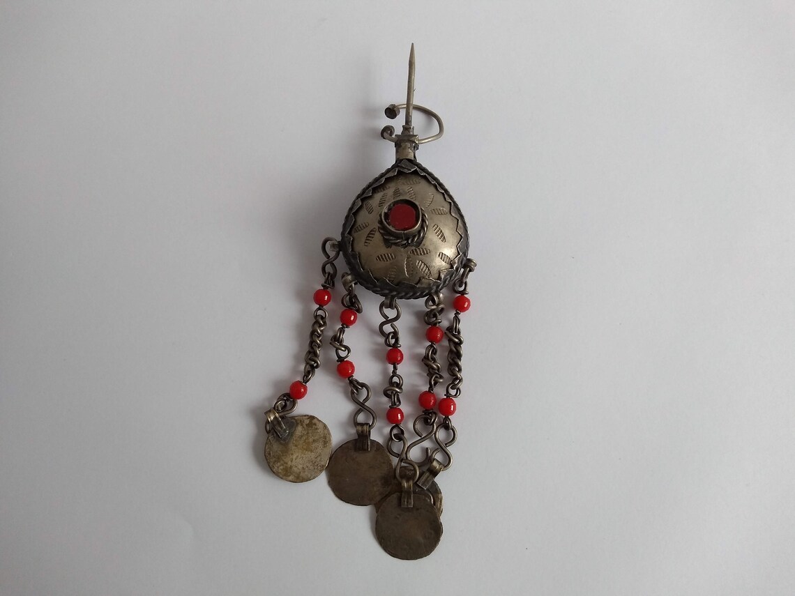 Vintage Moroccan Fibula Brooch Garment Closure Silver Metal - Etsy