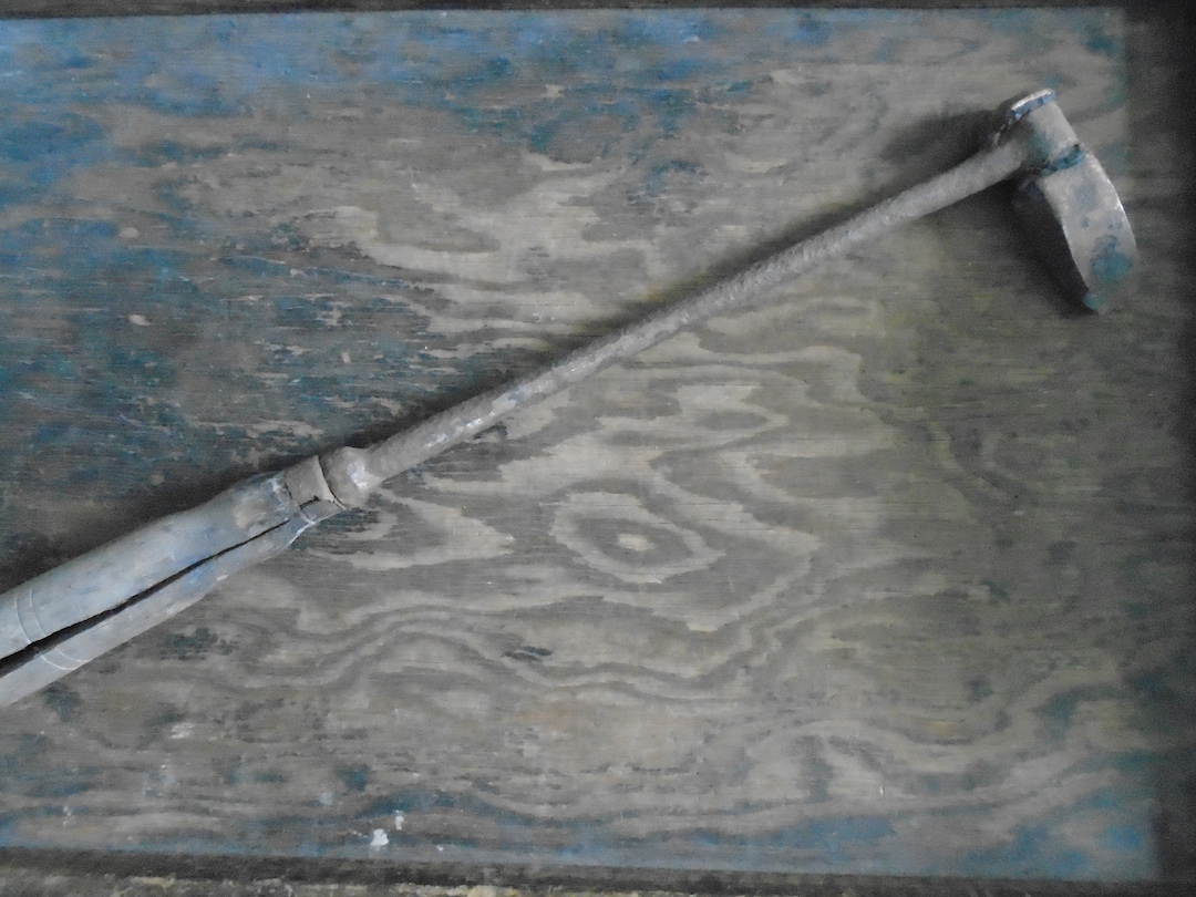 Vintage French Large Wood Metal Copper Old Hammer Tool Ironsmith Forge ...