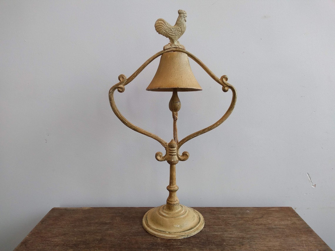Vintage French Cast Iron Metal Bell Door Dinner Alarm Bell - Etsy