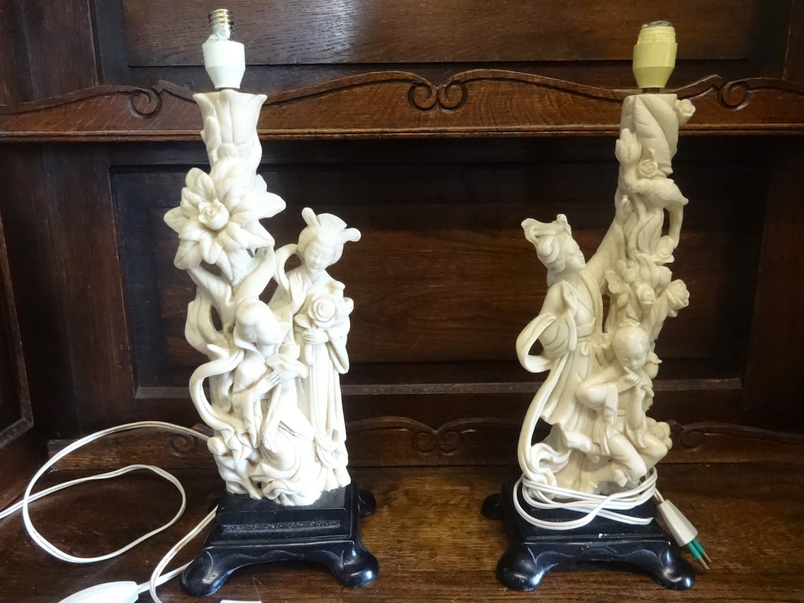 Vintage Chinese Japanese Oriental Asian Geisha Rose Flower - Etsy