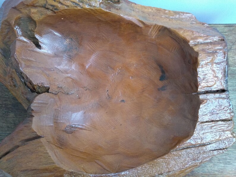 Vintage French Wooden Fruit Bowl Dish Plate Serving Basket Shaped Circa ...