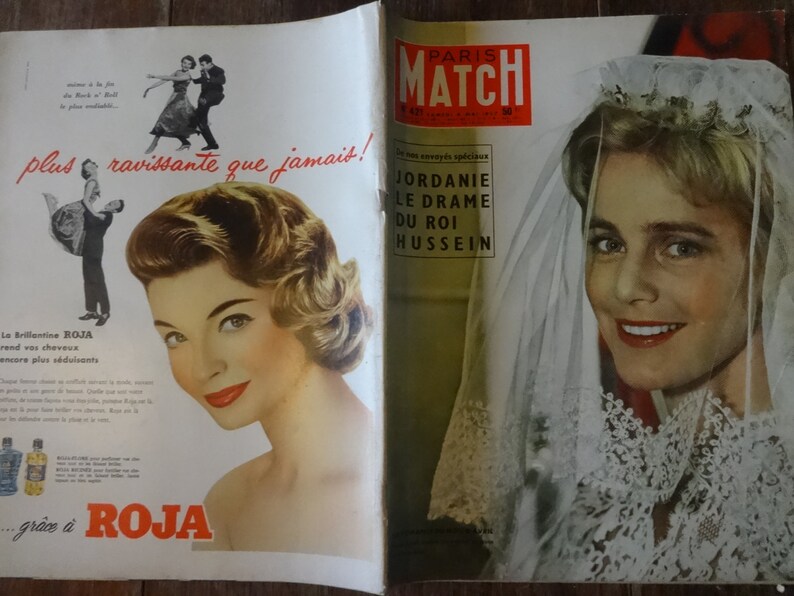 Vintage French Paris Match Magazine No 421 Maria Schell - Etsy
