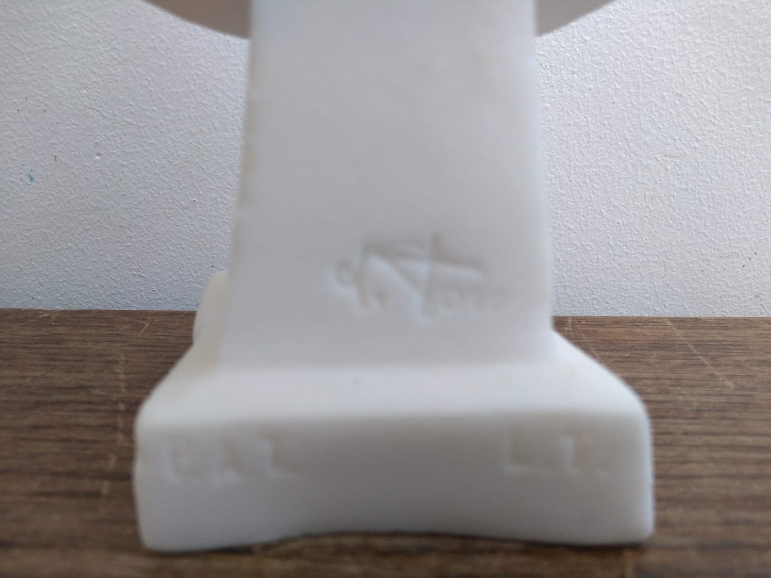 Vintage French Bellini Stone Like Cast Composer Music Small White Bust ...