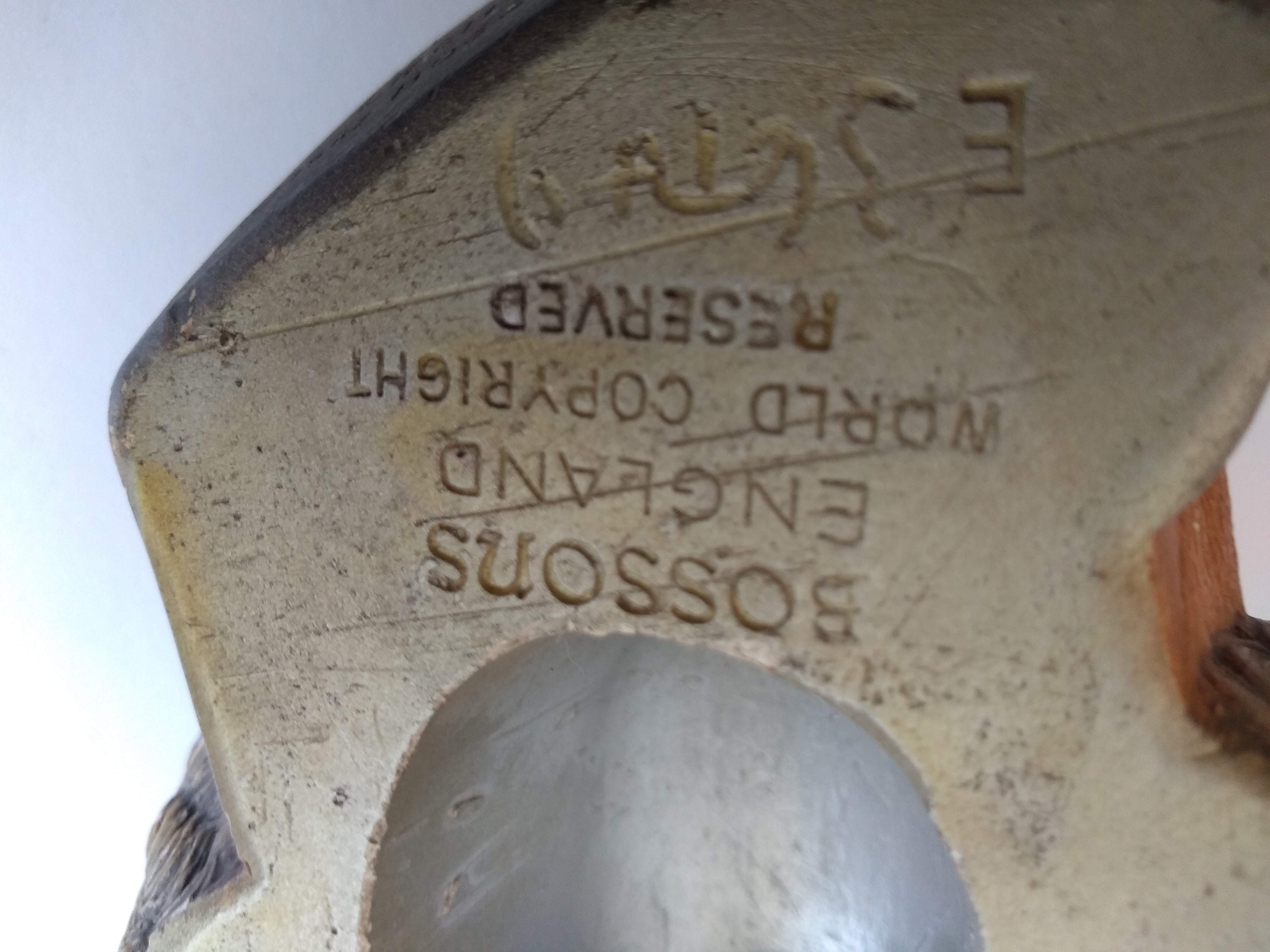 Vintage English Bossons Old Man In Nightcap Hat Wall Hanging | Etsy