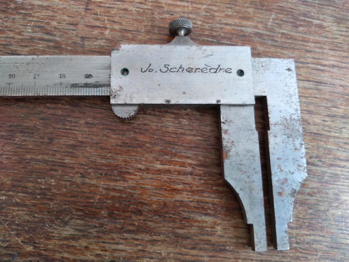 Vintage French Measuring Calipers Size Measure Gauge Machinest | Etsy