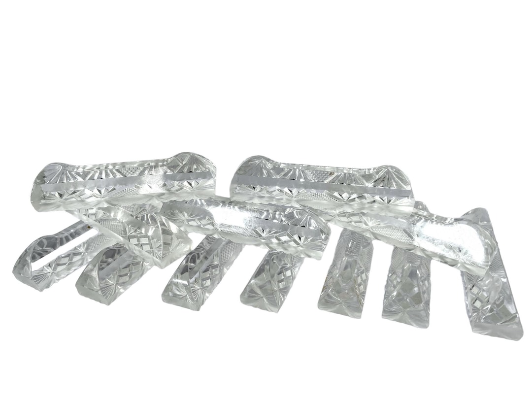 Vintage French Glass Cutlery Chopstick Silverware Flatware Table Knife ...