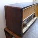 Vintage West German Large Valve Radio Nordmende Wooden Cased Case ...
